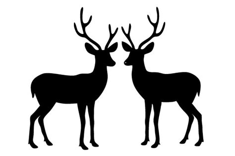 Deer Svg Deer Silhouette Svg Graphic By Creative Art · Creative Fabrica