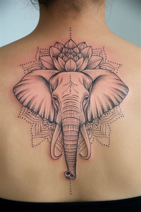 Mandala Elephant Tattoo Designs Symbolism Style And Meaning