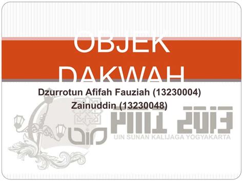 Objek Dakwah Pptx