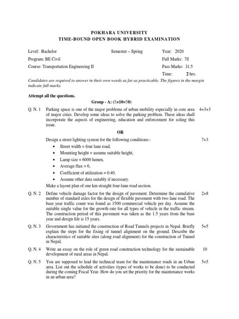 transportation engineering ii pdf teaching methods and materials