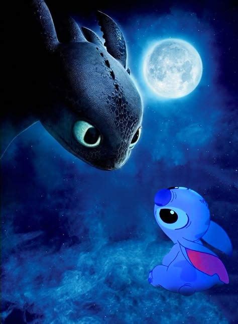 Toothless And Stitch