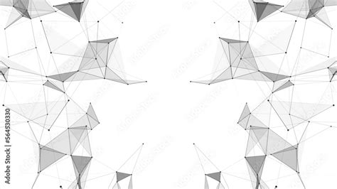 Network Connection Structure Concept Of Hi Tech And Future