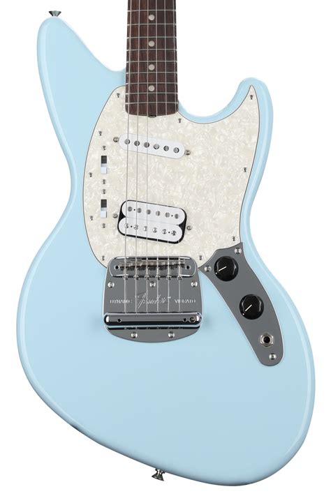 Fender Kurt Cobain Jag Stang Electric Guitar Sonic Blue Sweetwater