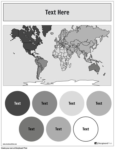 Storyboard That Free Continents Worksheets For Geography