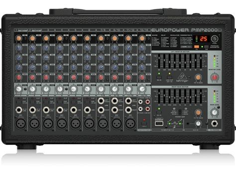 Behringer Pmp2000d Consola Amplificada 2000w 14 Canales Sonoritmo Audio Profesional E