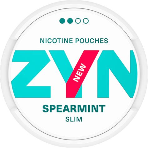 Buy Zyn Spearmint Medium Slim Nicotine Pouches Snusexpress