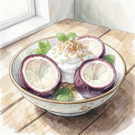 Mangosteen Recipe Tropical Fruit Dessert Perfection