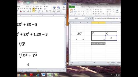 excel mathematical functions youtube