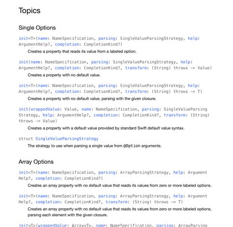 Improving The Presentation Of Overloaded Symbols In Swift Docc Swift Docc Swift Forums