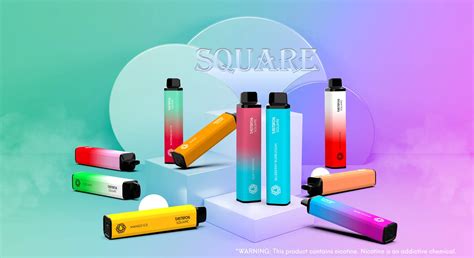 Tastefog Square Vape 3500puffs 2and5 Nicotine Tastefog