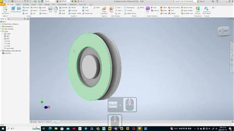 전산응용동력전달장치1 V벨트풀리 Youtube