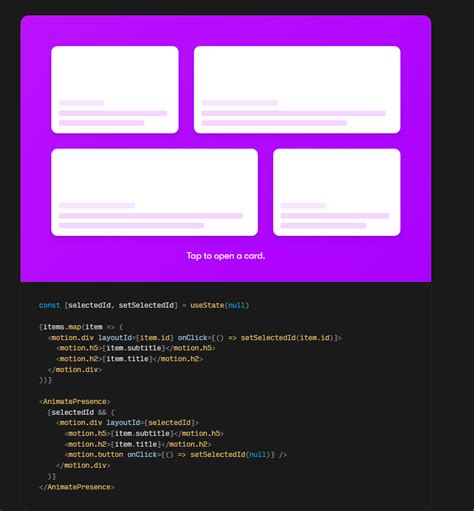 Example Code · Issue 2306 · Framermotion · Github