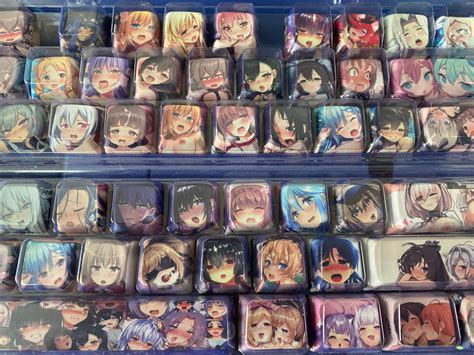 108 Pcs Hentai Girl Backlit Keycaps Set Desktheme