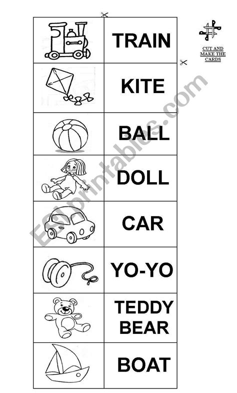 Memory Game Esl Worksheet By Marianm