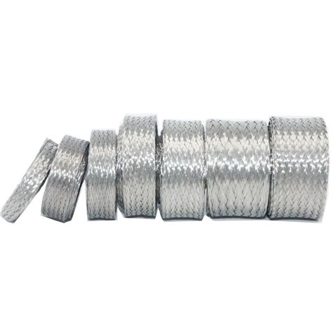 Tinned Copper Braid Cable Shielding Sleeve Flexible Protection For