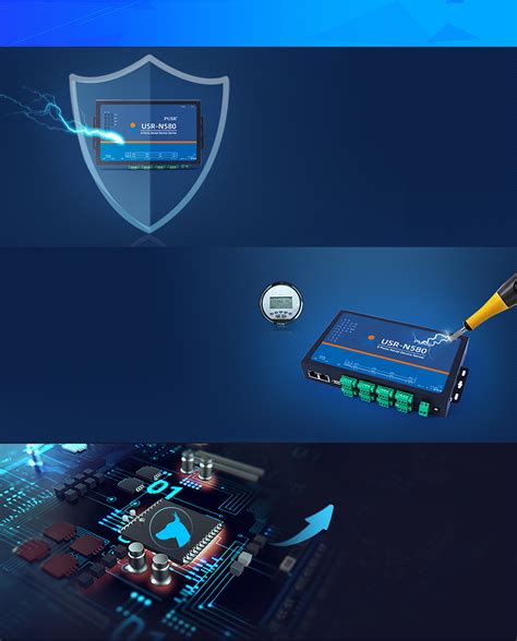 Buy USR N540 IOT Industrial 4 Port RS 232 422 485 Serial To IP Converter At Robu In