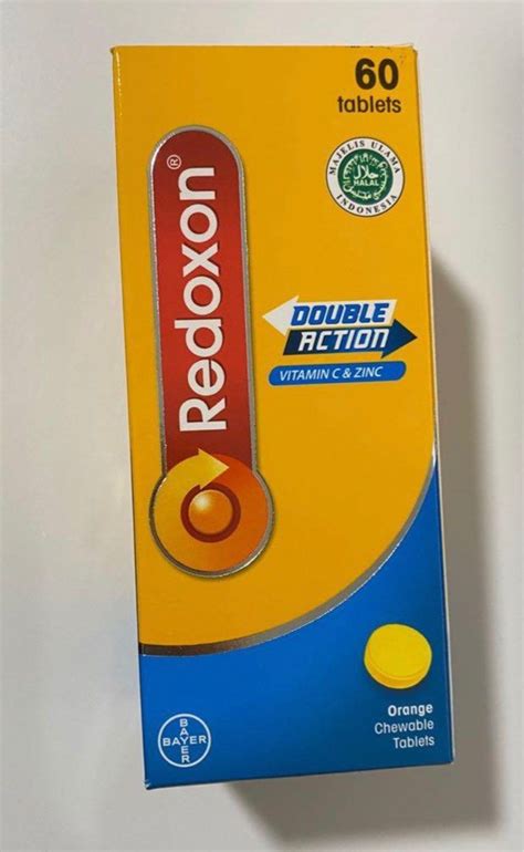 Redoxon Orange Chewable Vitamin C 60 Tablets Bayer Health