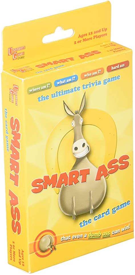 Smart Ass Card Game Tuck Box Board Game Barrister