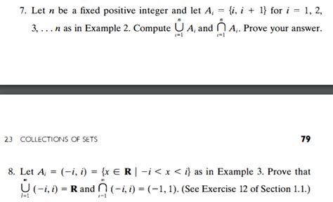 Solved 7 Let N Be A Fixed Positive Integer And Let A I