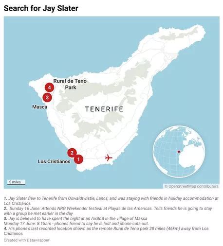 Map Shows Remote Valley Where Jay Slaters Body Was Found 22 Miles From