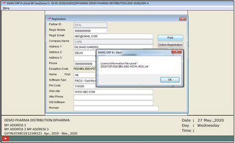 What Is The Process Of Offline Re Registration In Marg Software