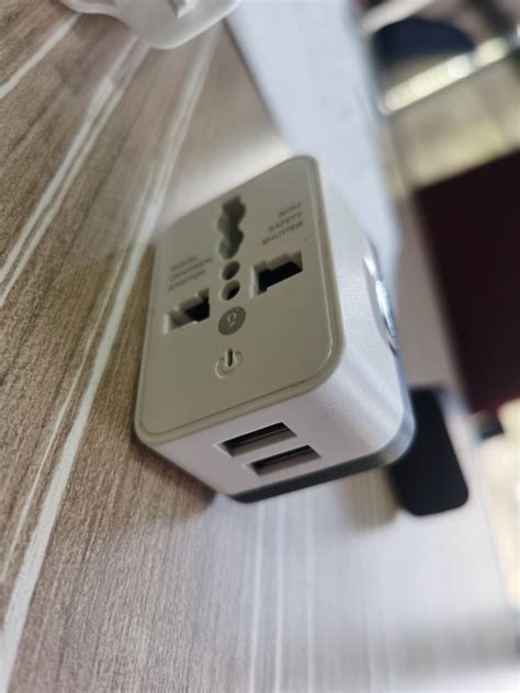 Universal Plug With 2 Usb Plot Computers And Tech Parts And Accessories Chargers On Carousell