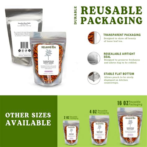 Sassafras Root Bark Nelsons Tea