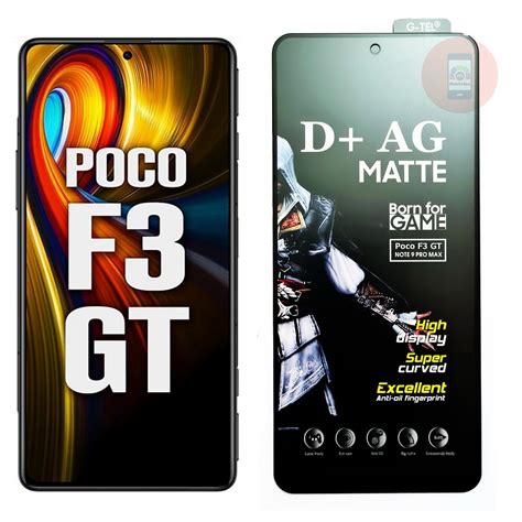 Poco F GT D AG Matte Tempered Glass Screen Protector
