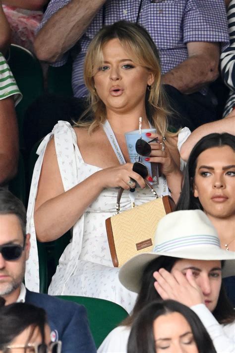 Emily Atack At Wimbledon Tennis Championships In London Hawtcelebs