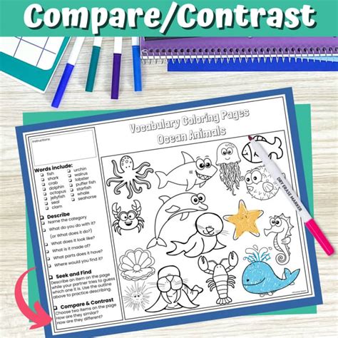 Vocabulary Coloring Pages Speech Therapy Coloring Sheets Vocabulary