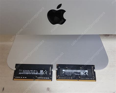 pc 아이맥27 2017년식 메모리 4기가 ddr4 1 cpu 메인보드 중고나라