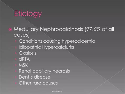 Nephrocalcinosis Pptx