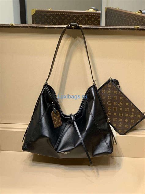 Lv M25143 Louis Vuitton Carryall Dark Mm Handbag Black