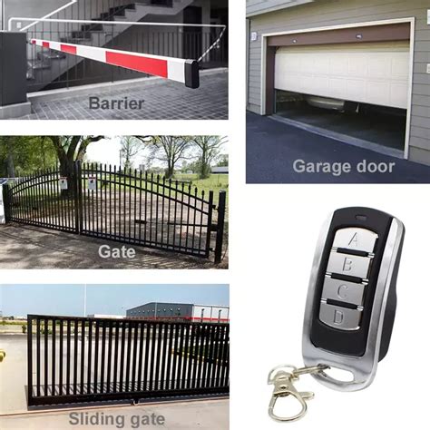 Universal Multifrequency Garage Remote Electronic Gate Control 280 868mhz 4 In 1 Gate Key Fob
