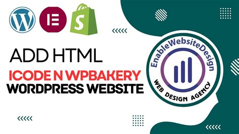 how to add html code in wpbakery wordpress website youtube