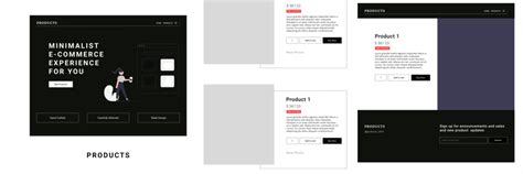 Minimal E Commerce Design Template