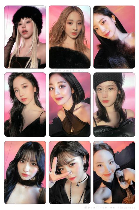 Twice Ready To Be Digipack Ver Printable Photocard Template Front