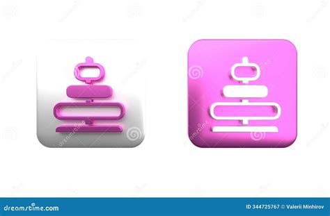 A Colorful Pyramid Structure An Abstract Concept Representing