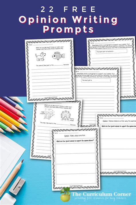 Opinion Writing Prompts Artofit