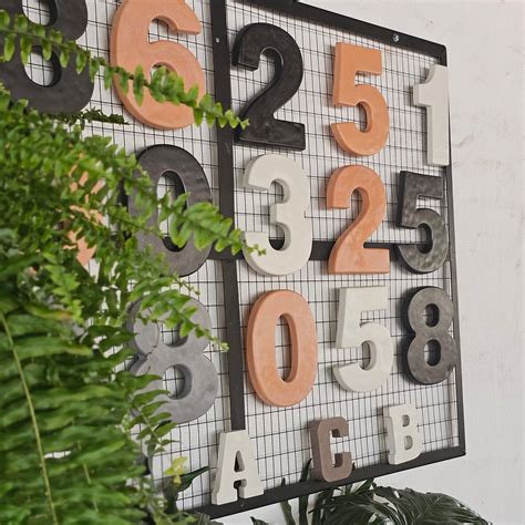 Concrete House Numbers Formcrete