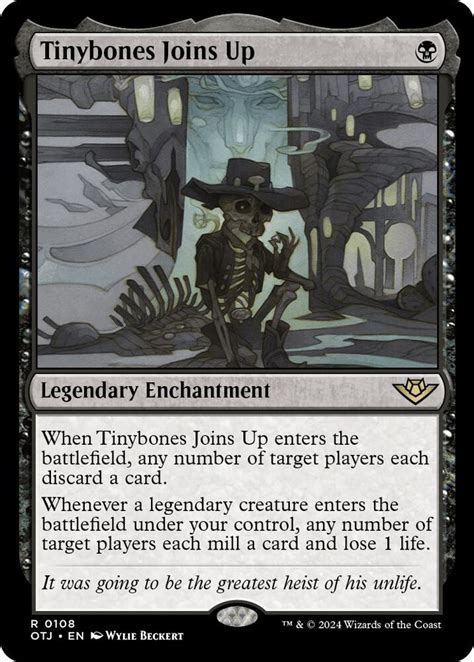 Tinybones Joins Up Outlaws Of Thunder Junction Magic The Gathering
