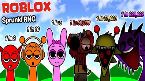Roblox Sprunki Rng 🎵 สุ่มตัว Sprunki เวอร์ชั่นสยองขวัญสุดหายากแบบ Rng
