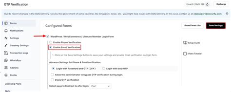 WooCommerce Login Form With OTP Verification WP WC Login Form
