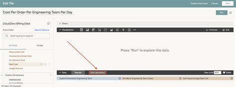 tutorial calculate unit cost by creating a telemetry stream
