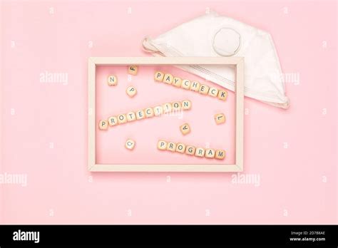 Ppp Paycheck Protection Program As Sba Loan On Uniform Background Stock