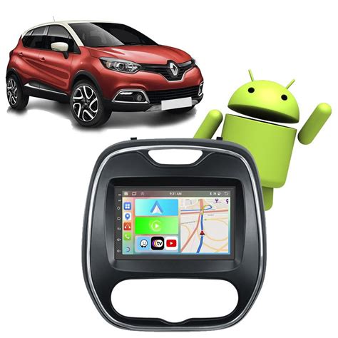 Kit Multimídia Android Captur 2017 2024 7 Apple Carplay Android Auto Ecarshop