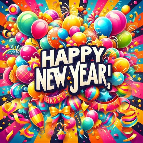 57 000 Colorful New Year Design Pictures