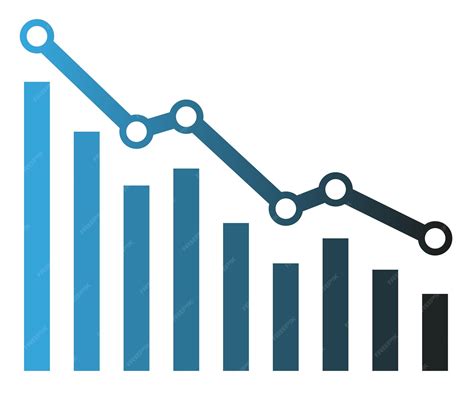 Premium Vector Diagram With Recession And Bankruptcy Progress Graph