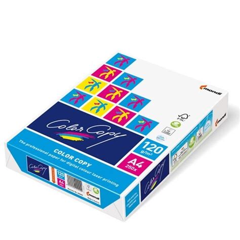 Color Copy A4 120gsm White Printer Paper Ream Of 250 Sheets Ccw0330