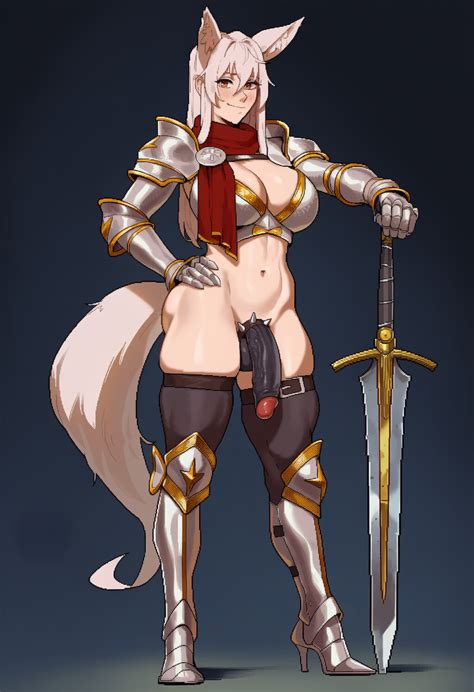 Rule 34 1futa 1futanari Ai Generated Armored Boots Big Breasts Black